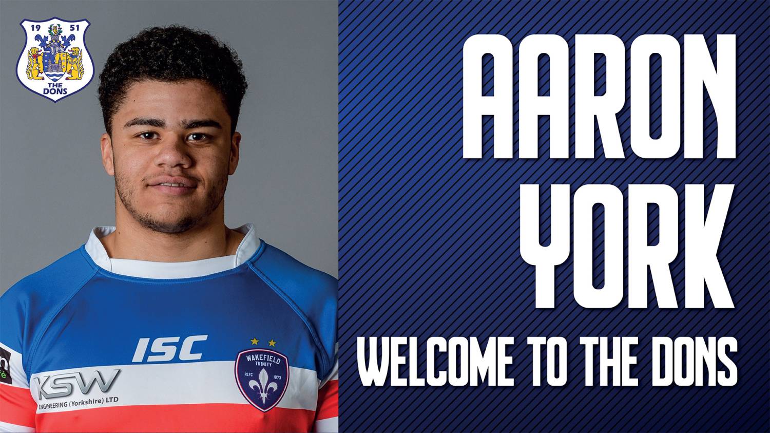 NEWS | Dons sign Aaron York