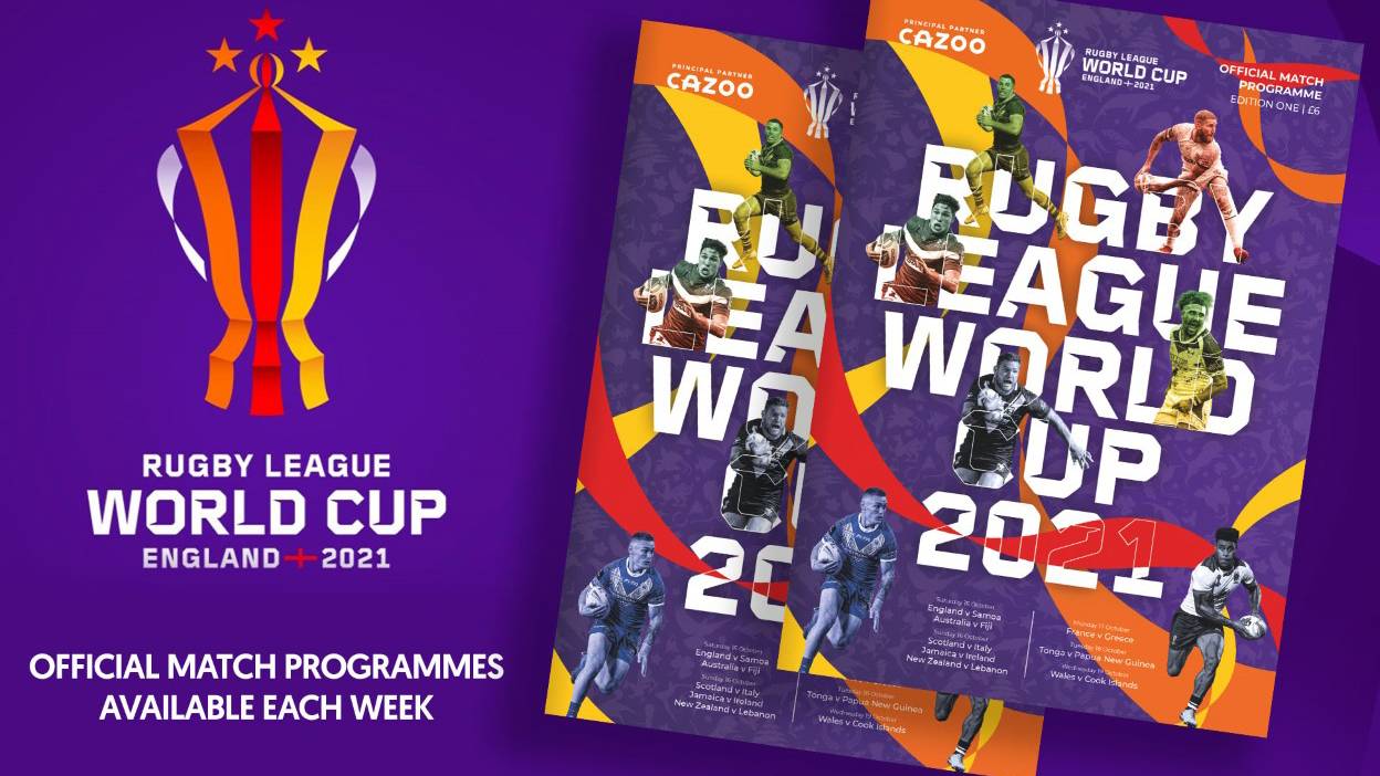 NEWS | Get your Rugby League World Cup match programmes