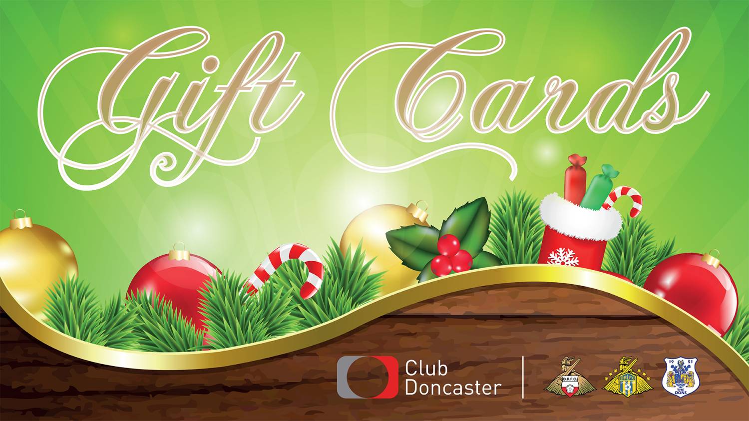 NEWS | Club Doncaster Gift Cards - The ideal stocking filler this Christmas